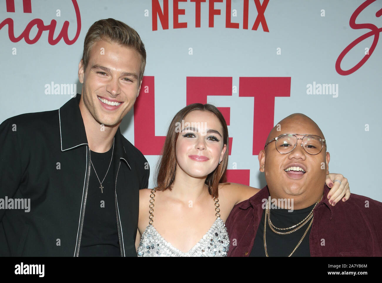 Los Angeles, CA. 4th Nov, 2019. Matthew Noszka, Kiernan Shipka, Jacob ...