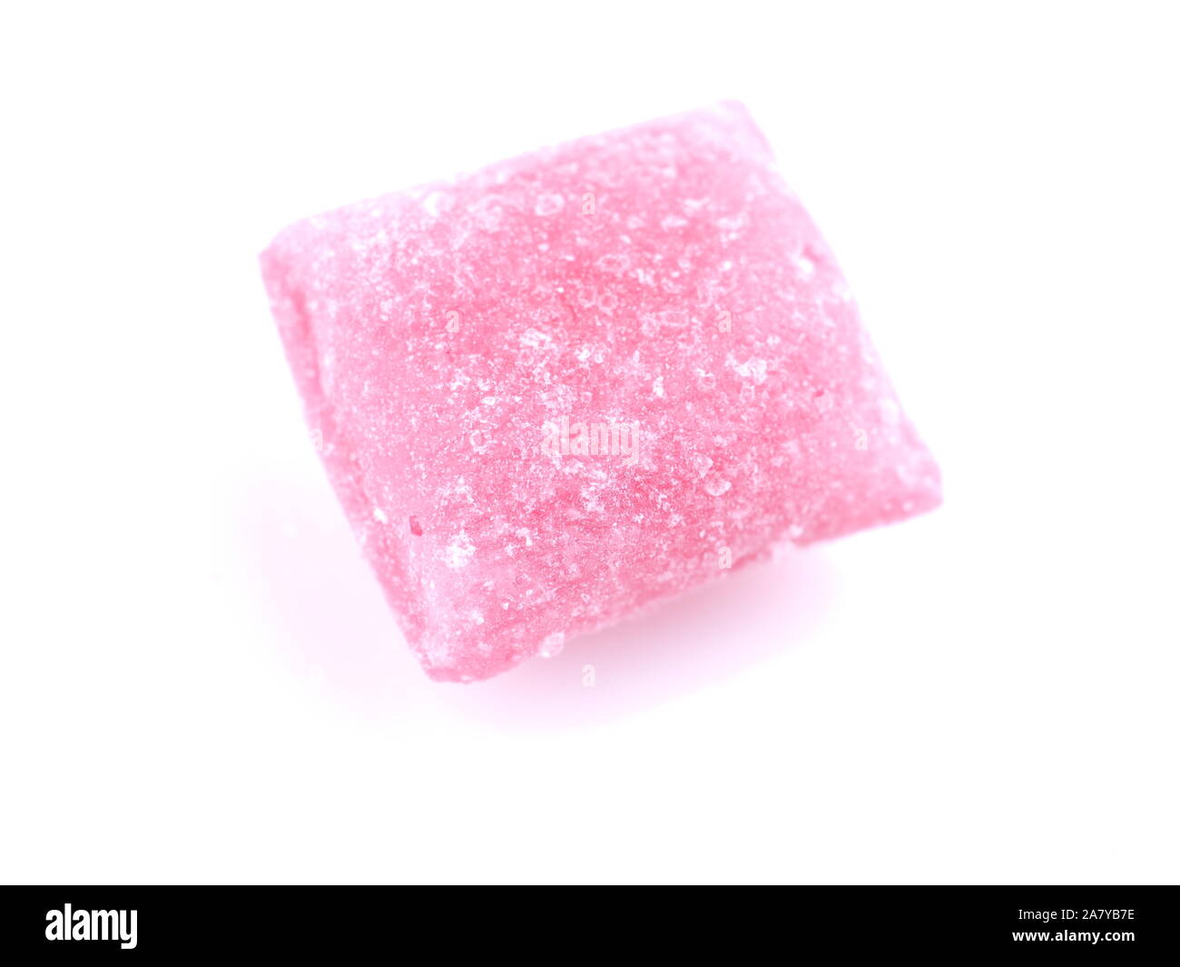 pink candy on a white background Stock Photo - Alamy