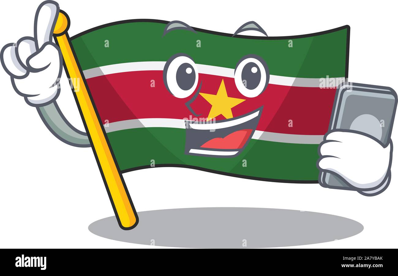 Suriname flag fabric country Stock Vector Images - Alamy