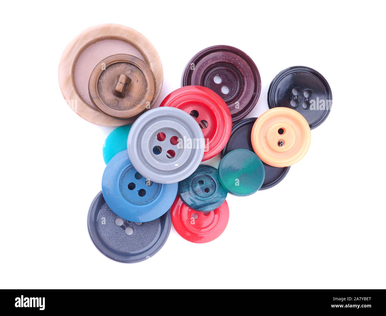 button on white background Stock Photo - Alamy