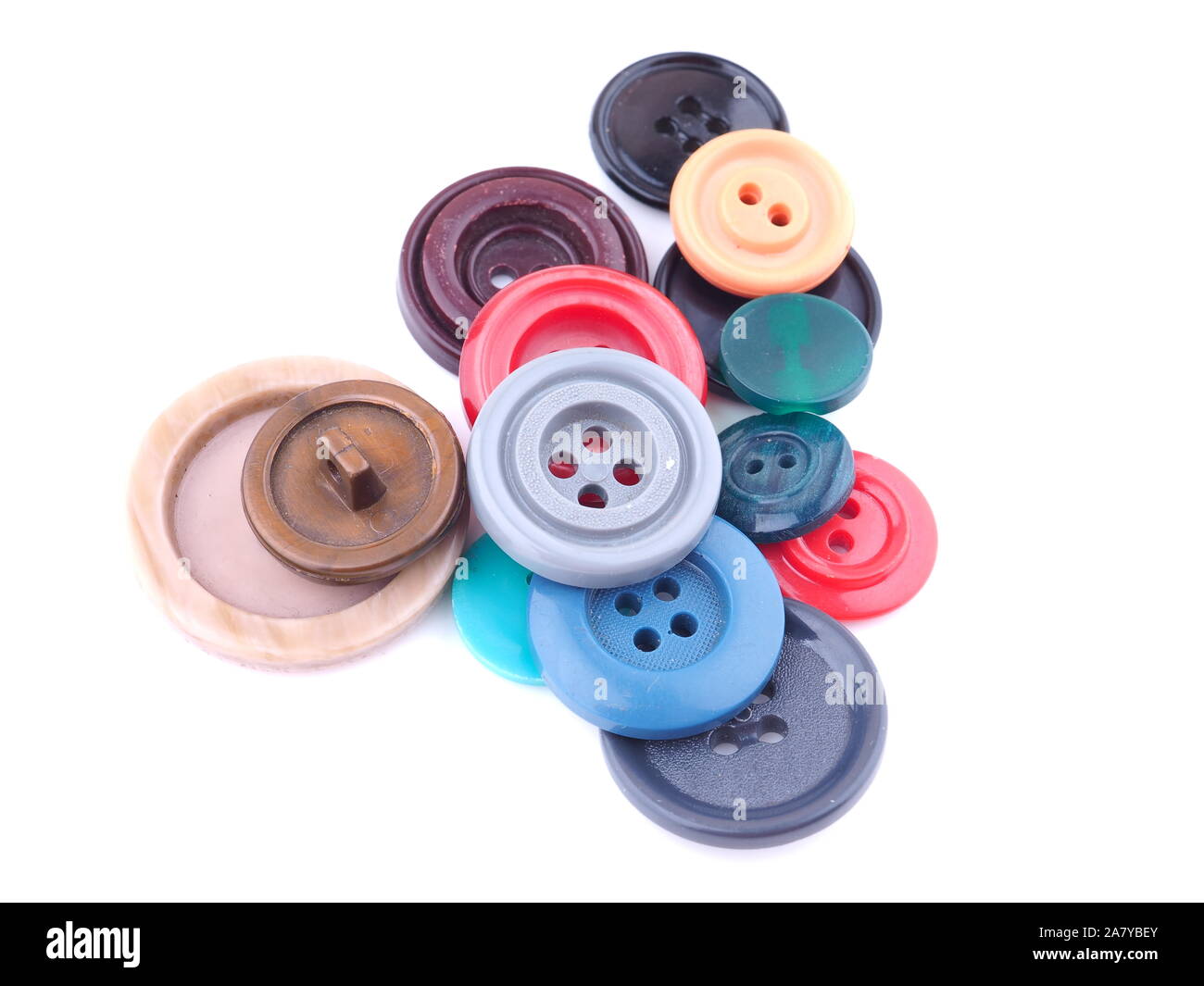 button on white background Stock Photo - Alamy