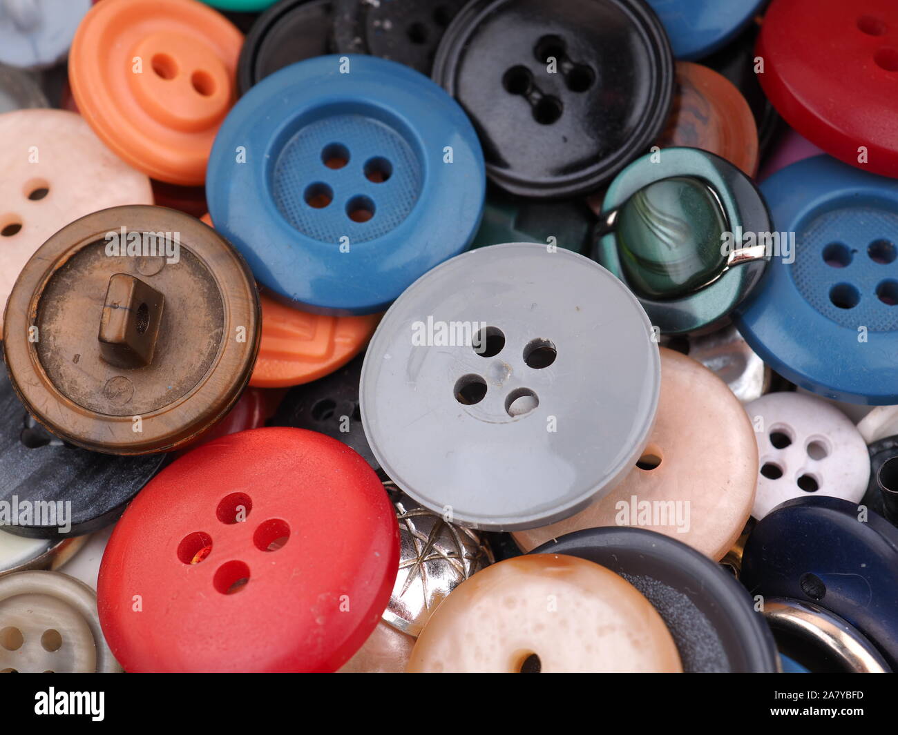 button on white background Stock Photo - Alamy