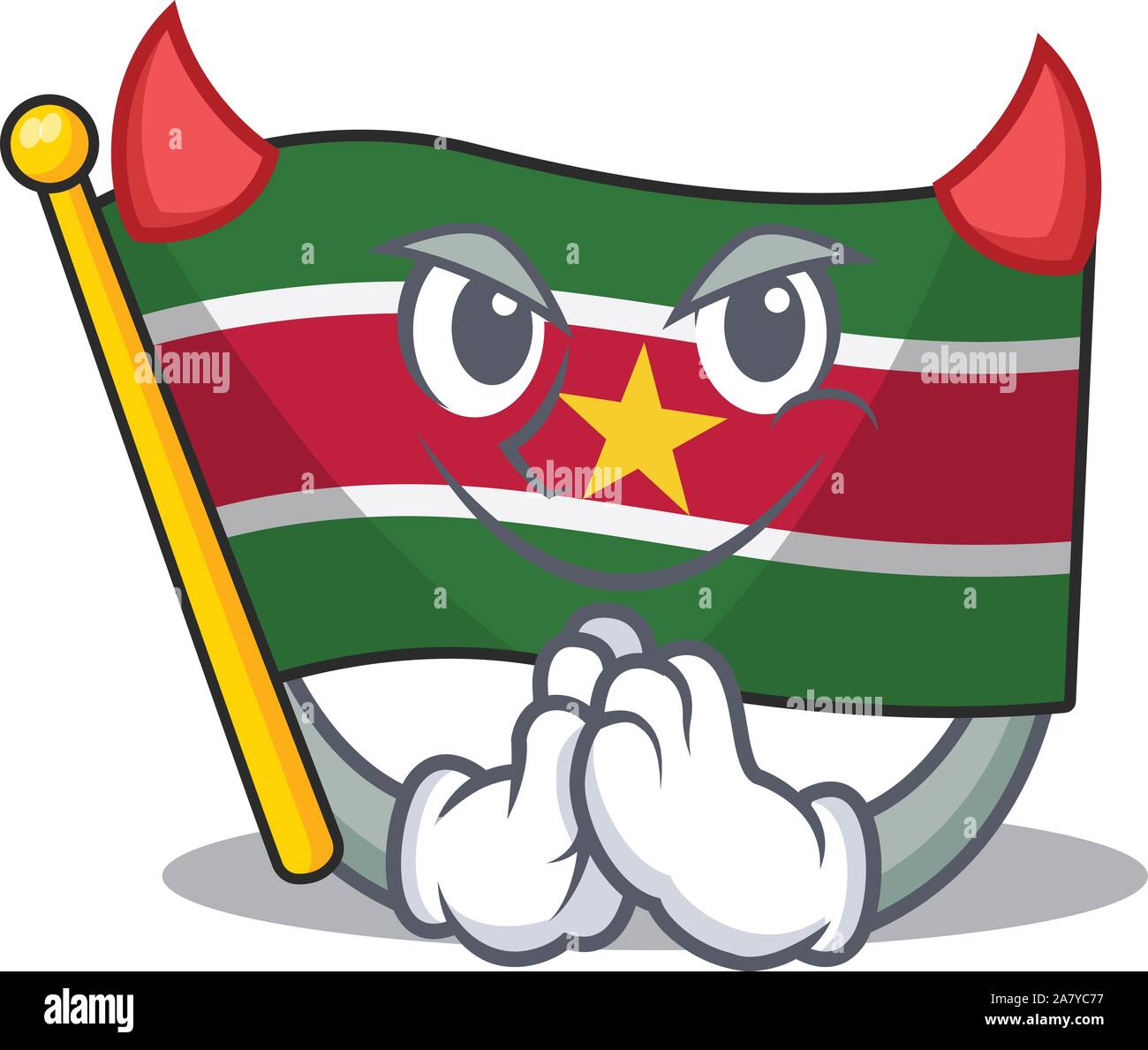 Wavy flag of suriname hi-res stock photography and images - Alamy