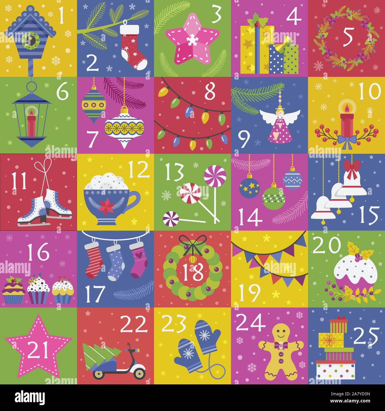 Numbers poster Stock Vector Images - Alamy