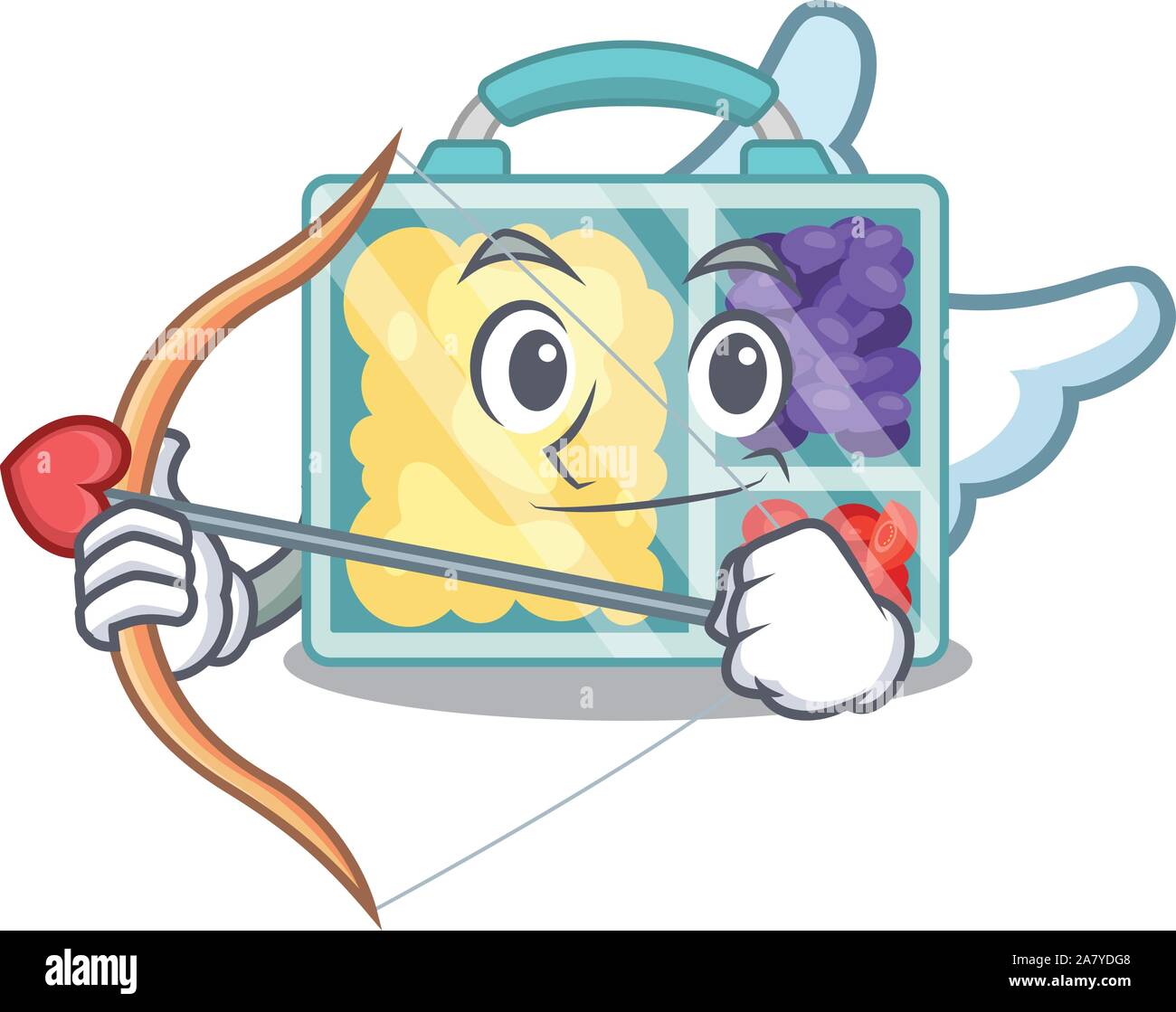 Sandwich cartoon character love Cut Out Stock Images & Pictures - Alamy