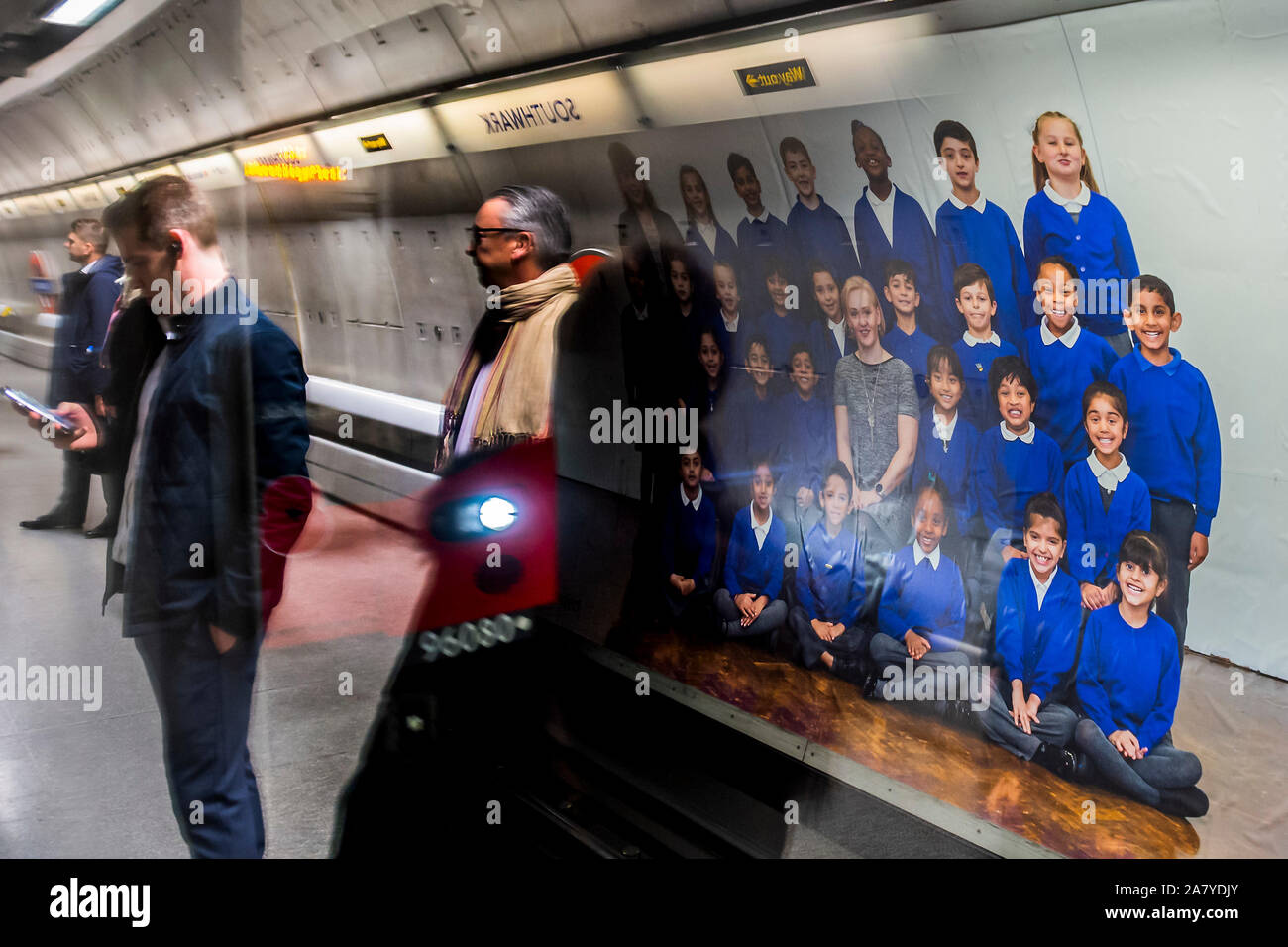 Southwark Station, London, UK. 5th Nov 2019. Steve McQueen’s Year 3 ...