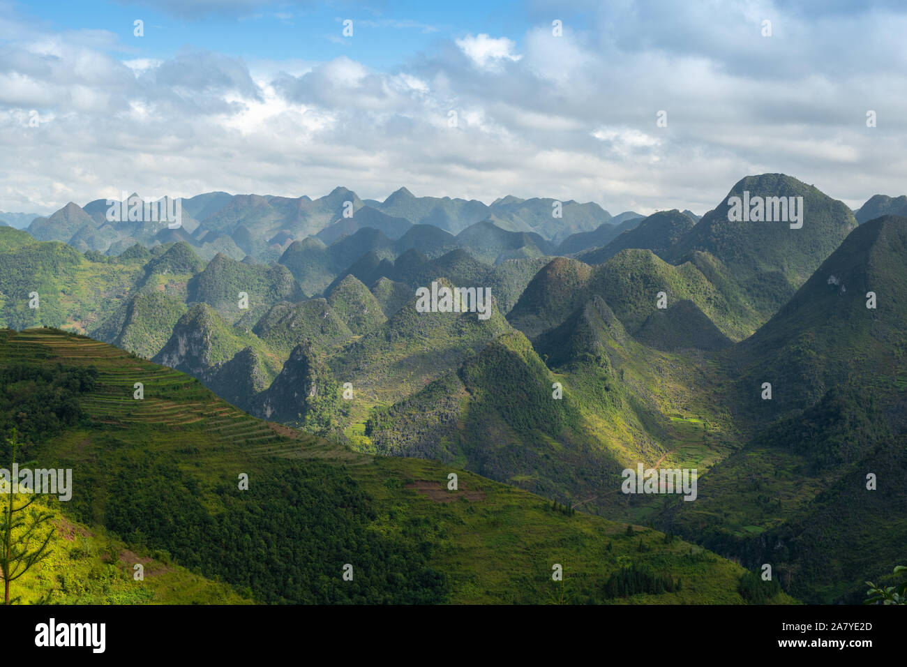 Dong Van Karst Plateau Geopark Stock Photo - Alamy