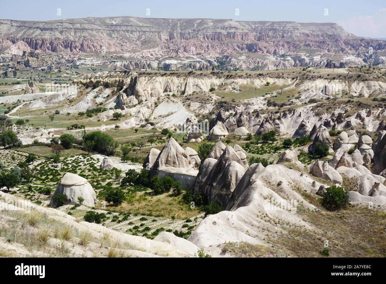 Image of landscape of natural valley in Cappadocia, Turkey Stock Photo ...