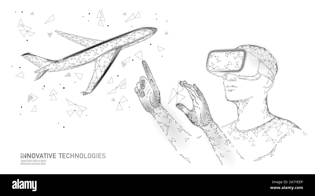 Vr business airplane hi-res stock photography and images - Alamy