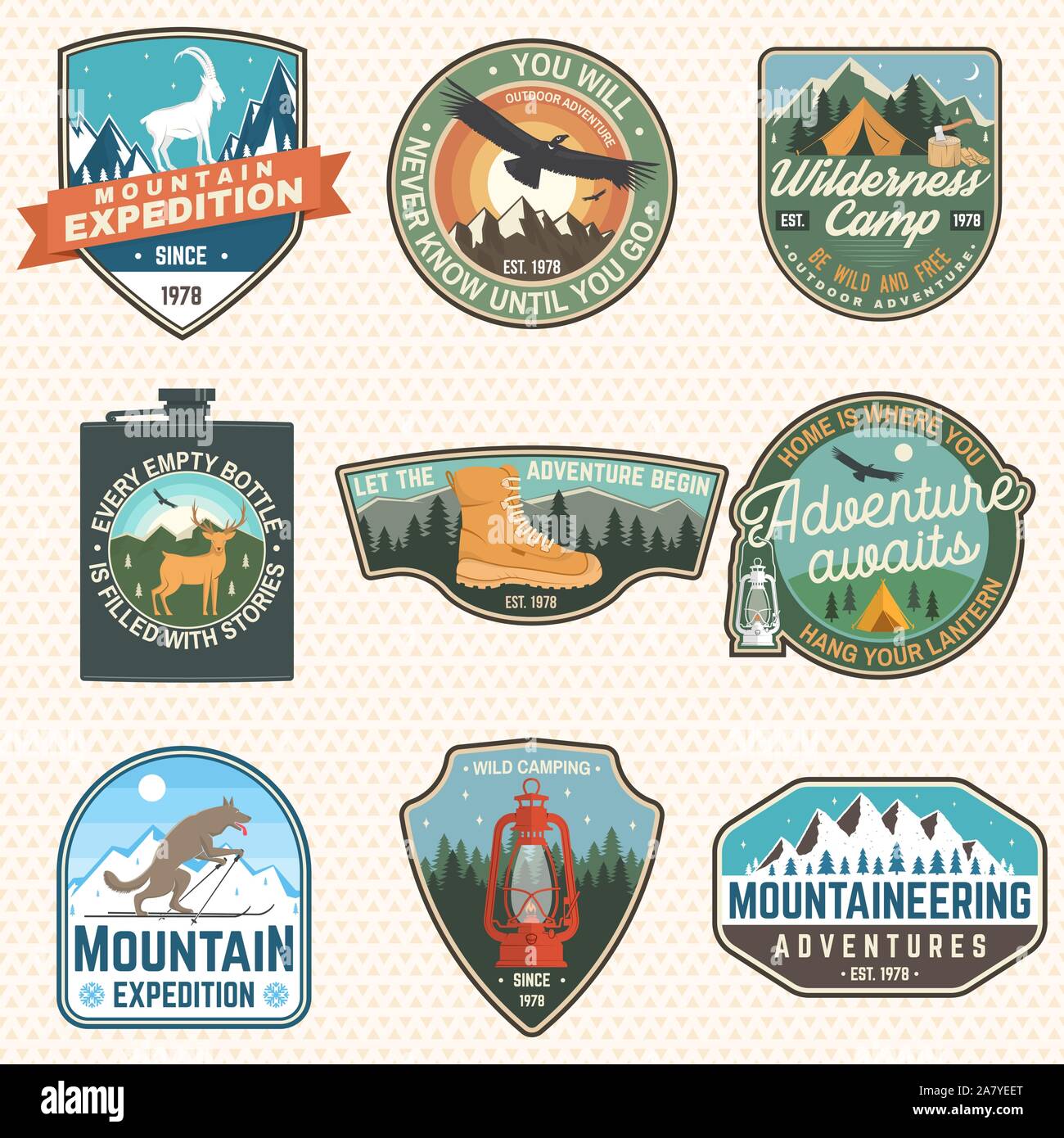 Goat rock wilderness Stock Vector Images - Alamy