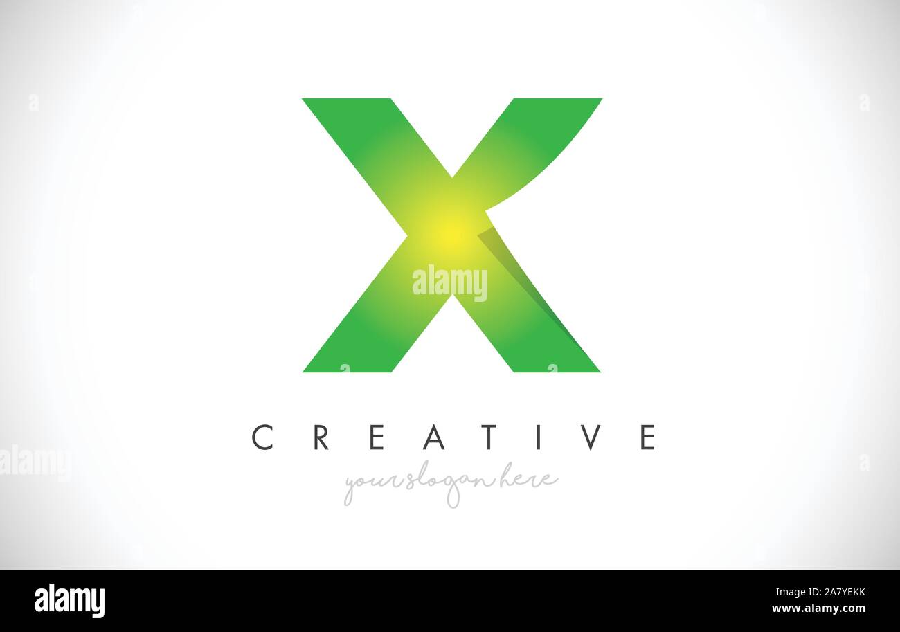 X Letter Design Icon With Paper Cut Design Creative Vector Logo ...