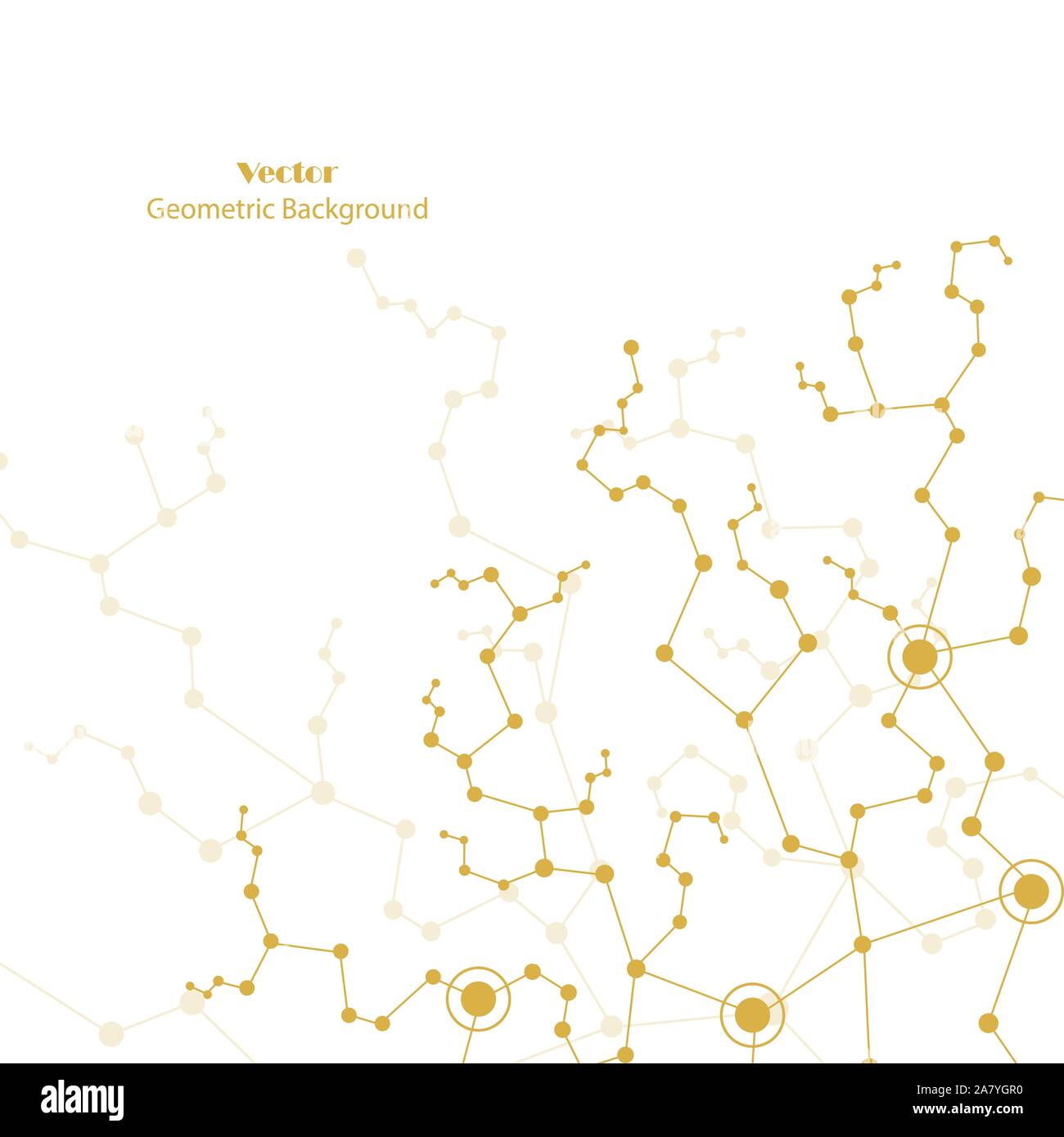 Technical abstract background with connecting dots and lines Stock ...
