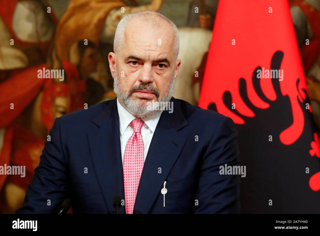 Italy, October 31, 2019 : Italian Prime Minister Giuseppe Conte meets ...