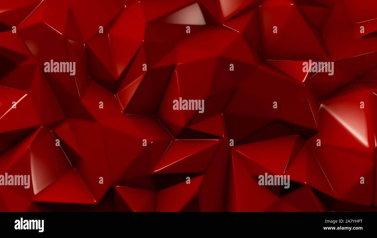 Stylish red crystal background. 3d rendering 3d illustration Stock ...