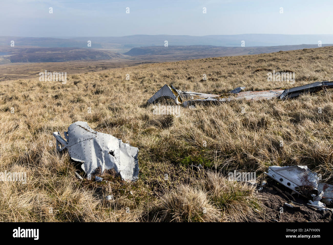 Teesdale from the Wreckage of a Stirling Mk III LK488 Aircraft Which ...