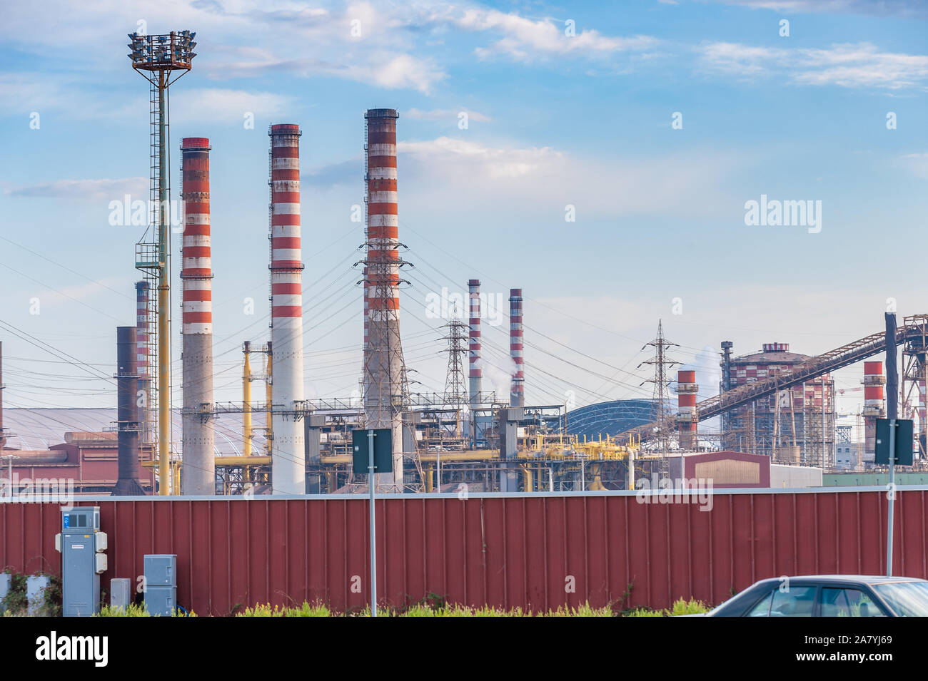 ArcelorMittal steel work factory in Taranto, Italy Stock Photo - Alamy