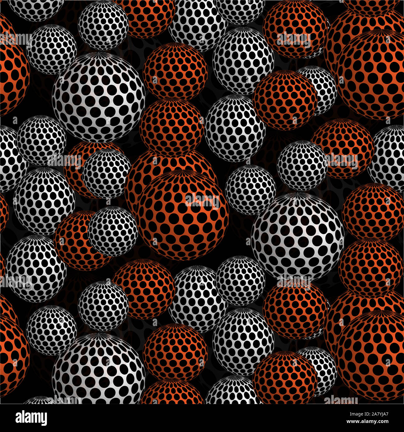 3d ball illustrator pattern background design Stock Photo - Alamy