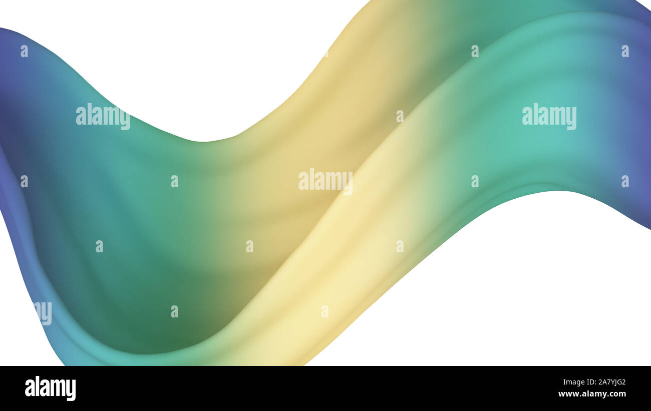 Beautiful multi-color splash of liquid . 3D illustration, 3D ...