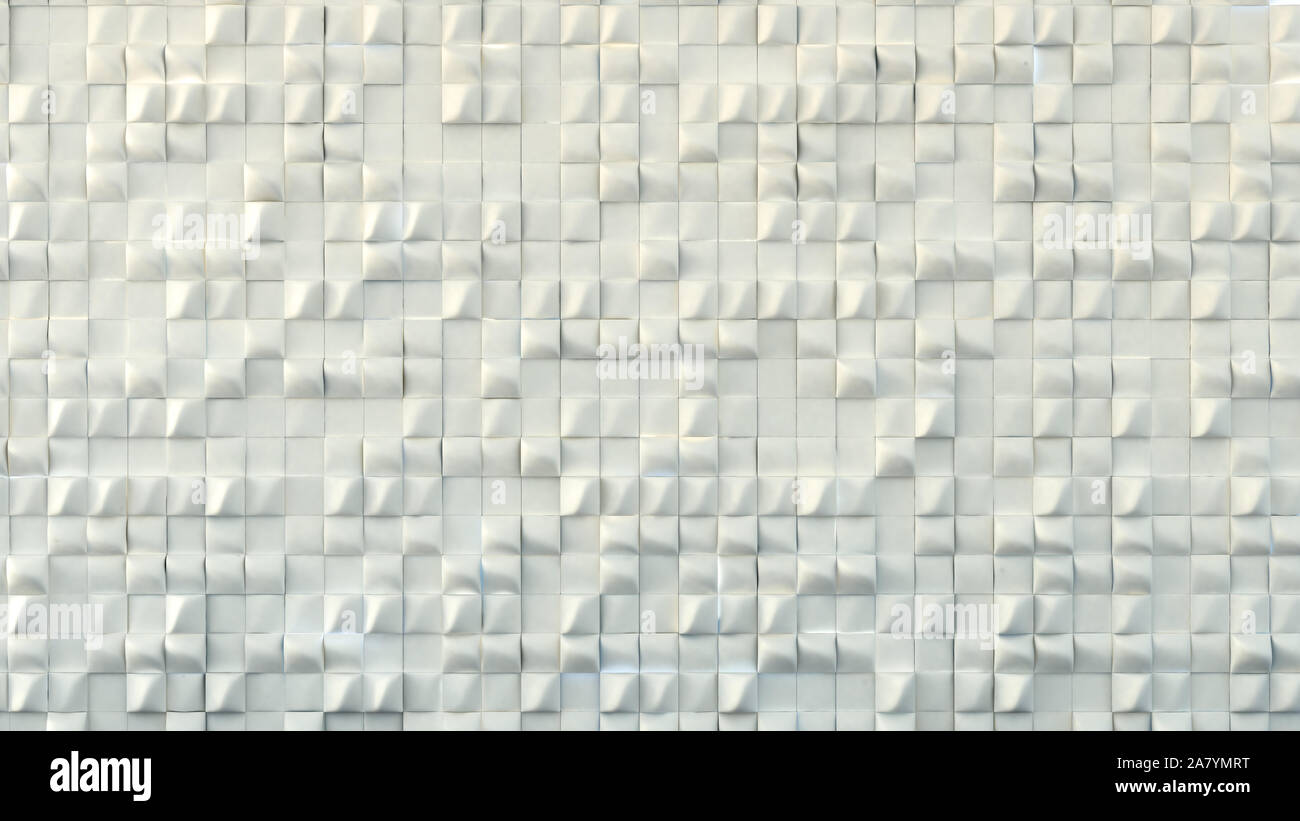 White background texture with geometric shapes. 3d rendering, 3d ...