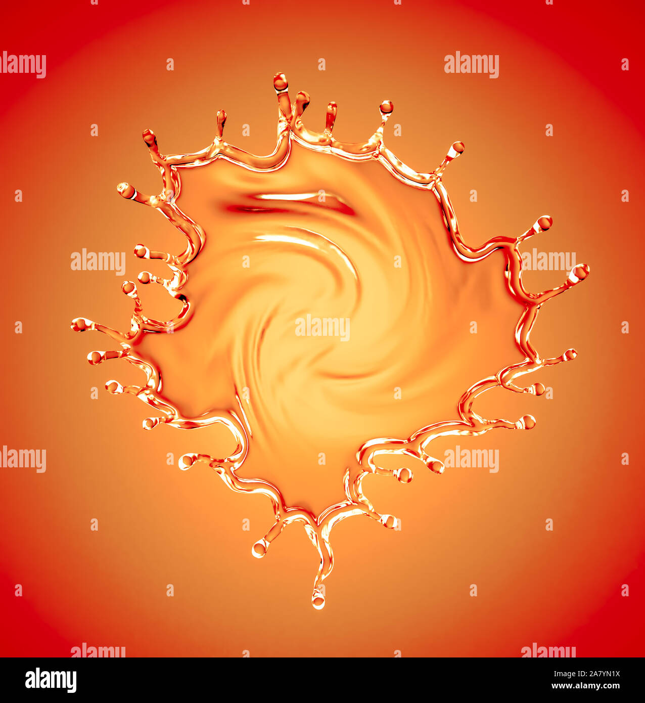 Transparent color splash. 3d rendering 3d illustration Stock Photo - Alamy