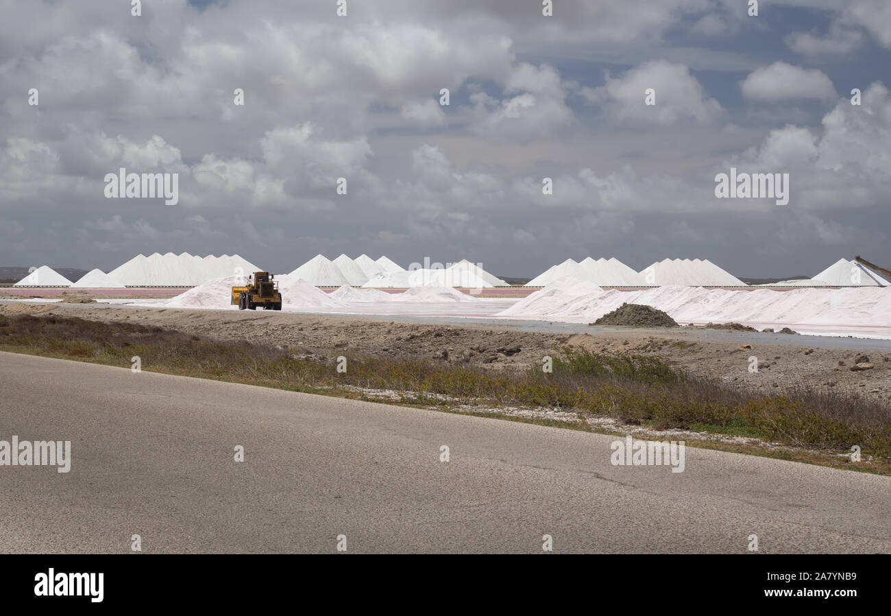 Bonaire salt pyramid hi-res stock photography and images - Alamy