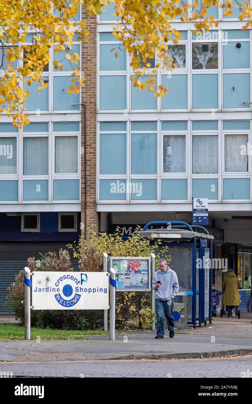 Jardine Crescent shops on Tile Hill in Coventry on November 4th 2019 ...