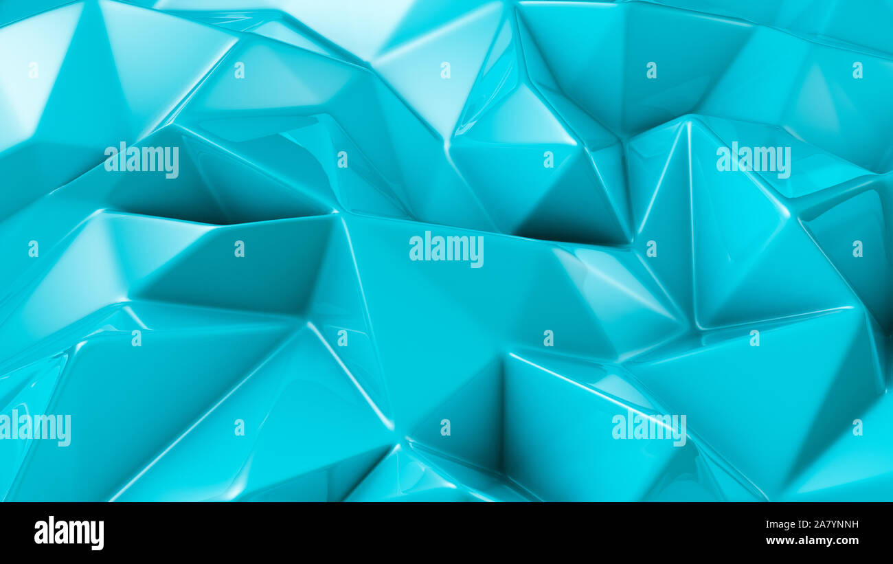 Beautiful azure crystal background. 3d rendering 3d illustration Stock ...