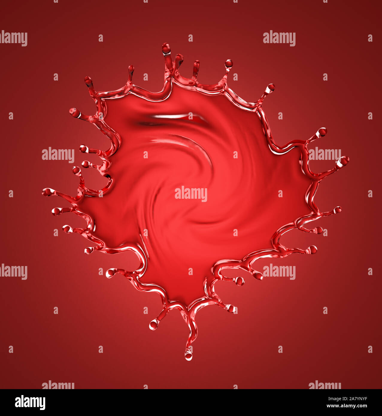 Transparent color splash. 3d rendering 3d illustration Stock Photo - Alamy