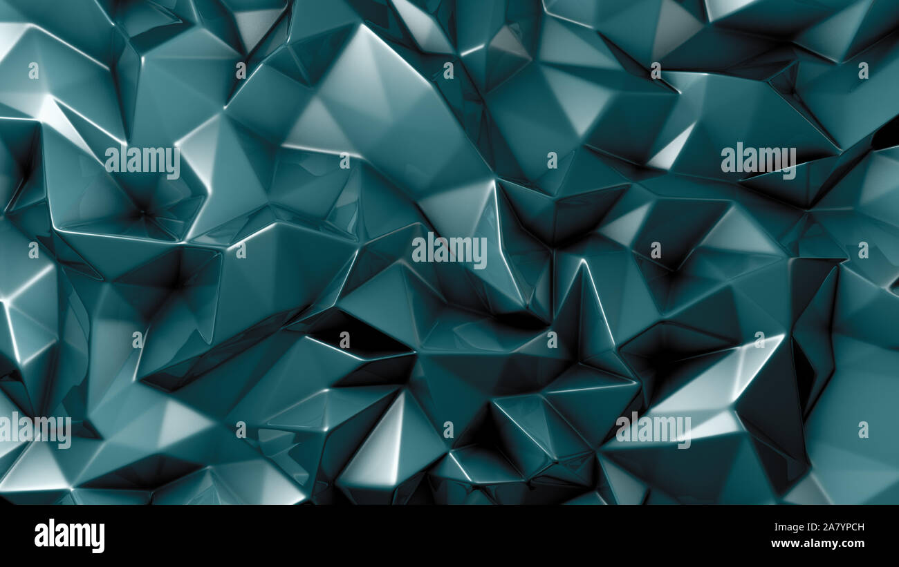 Stylish green crystal background. 3d rendering 3d illustration Stock ...