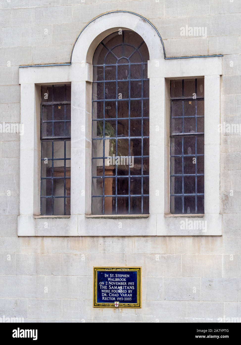 Revd chad varah plaque hi-res stock photography and images - Alamy