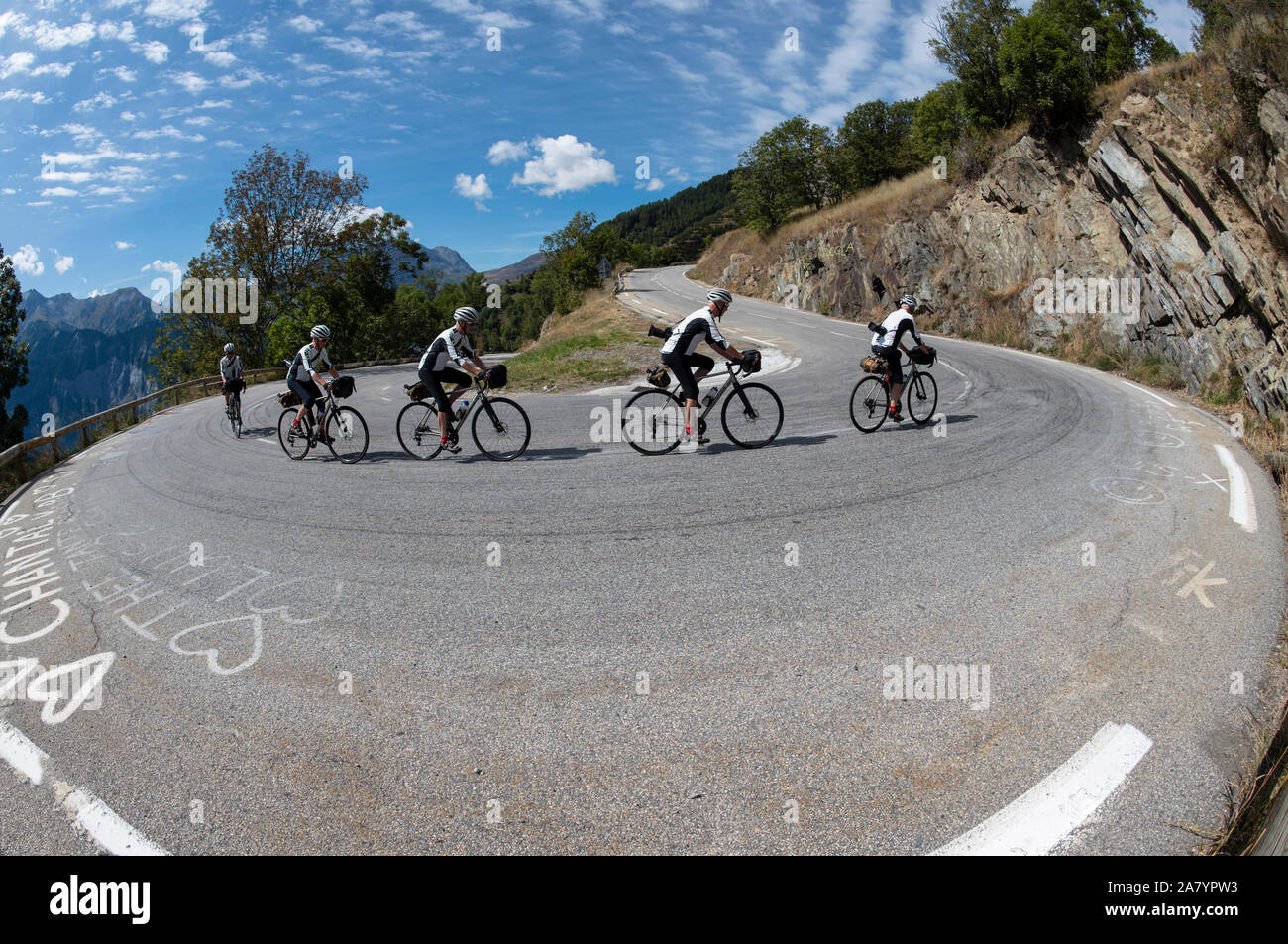 Cycling climb hi-res stock photography and images - Alamy