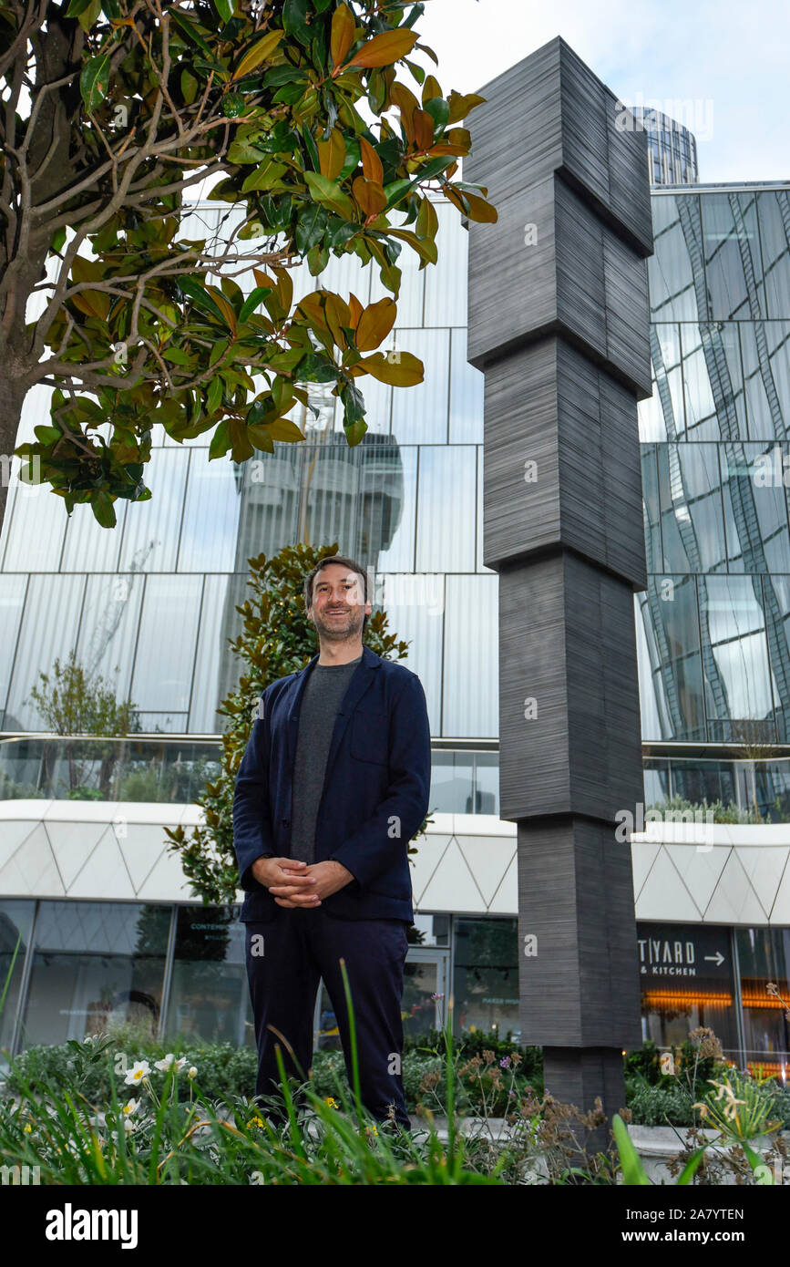 London, UK. 5 November 2019. Artist Idris at the preview of his "65,000 ...