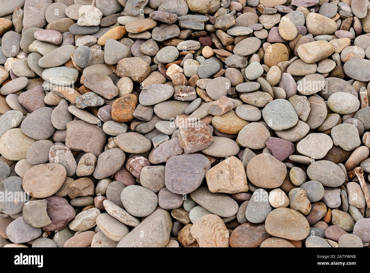 Smooth stones texture background. Rounded stones on Atlantic ocean ...