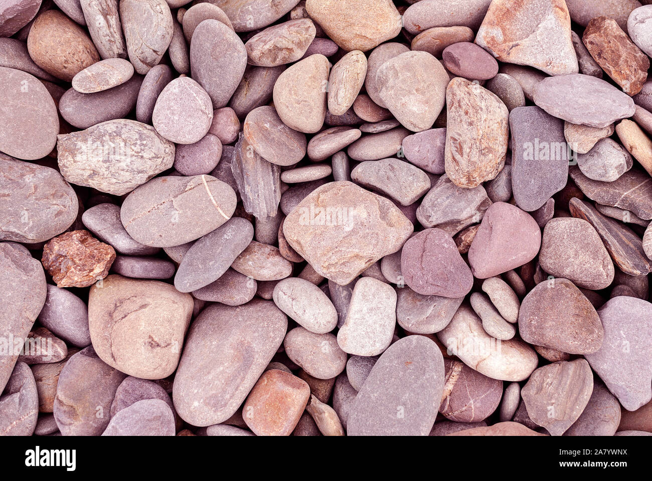 Smooth stones texture background. Rounded stones on Atlantic ocean ...