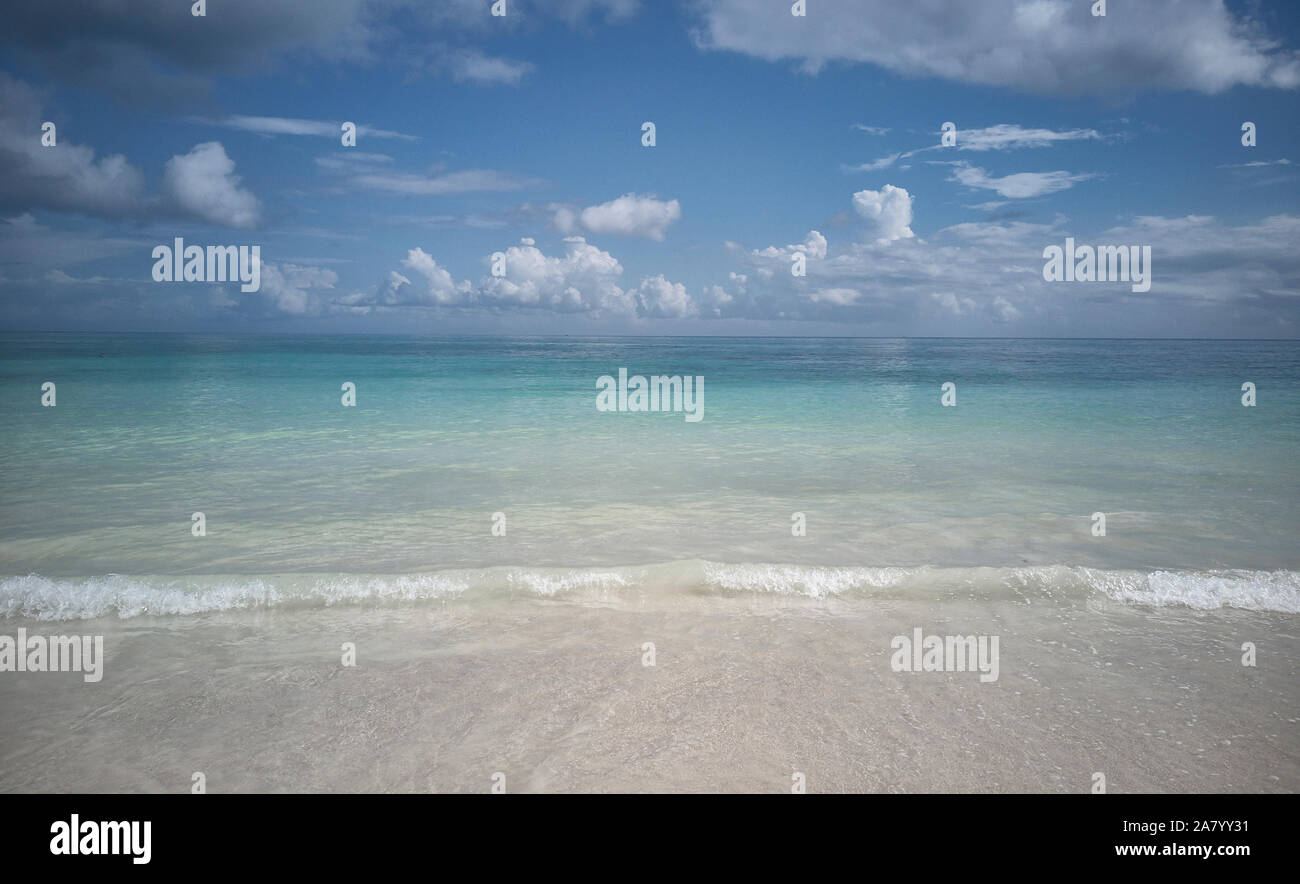 Transparent Mexican Caribbean sea Stock Photo - Alamy