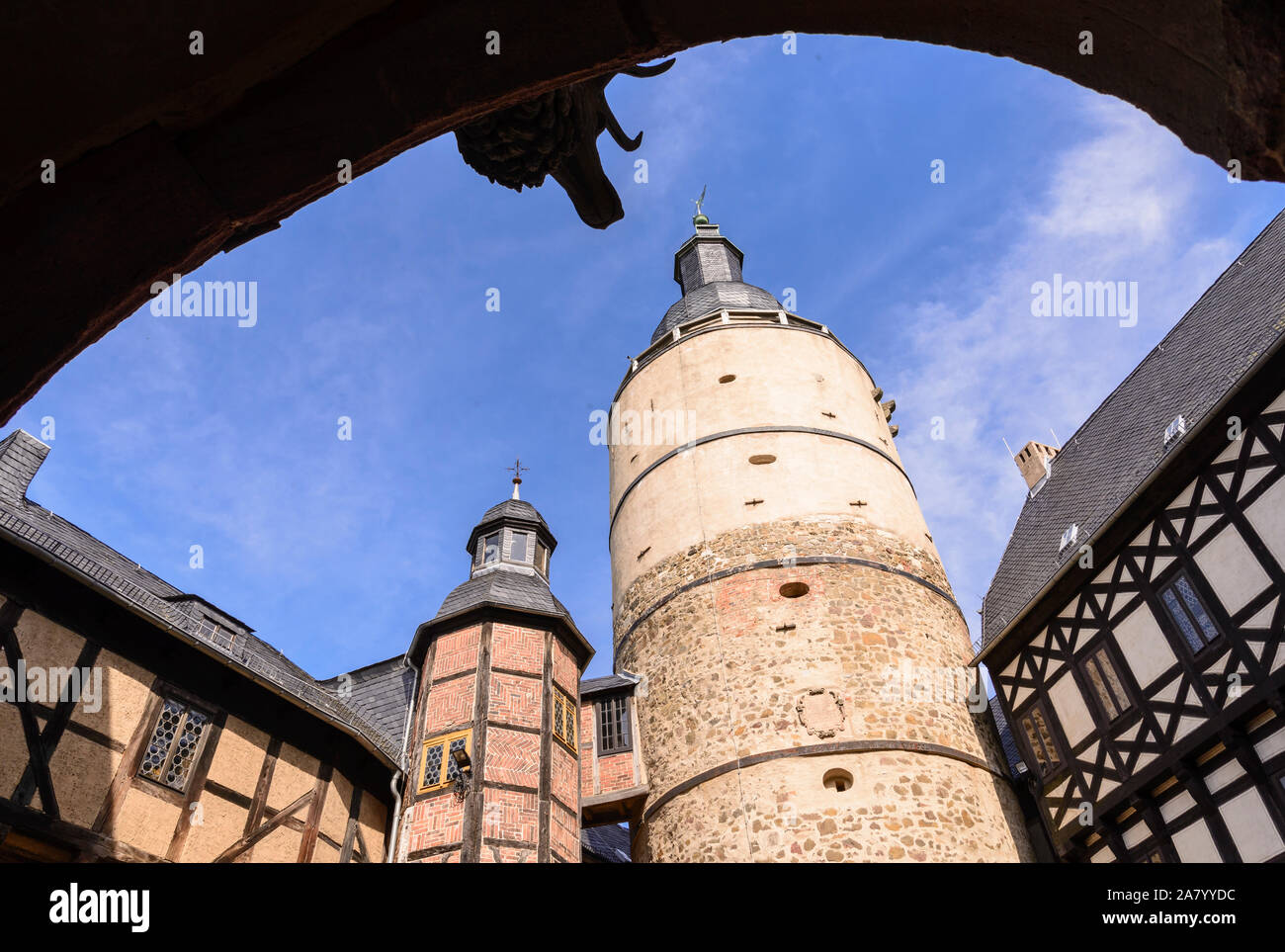 Falkenstein castle saxony anhalt germany hi-res stock photography and ...