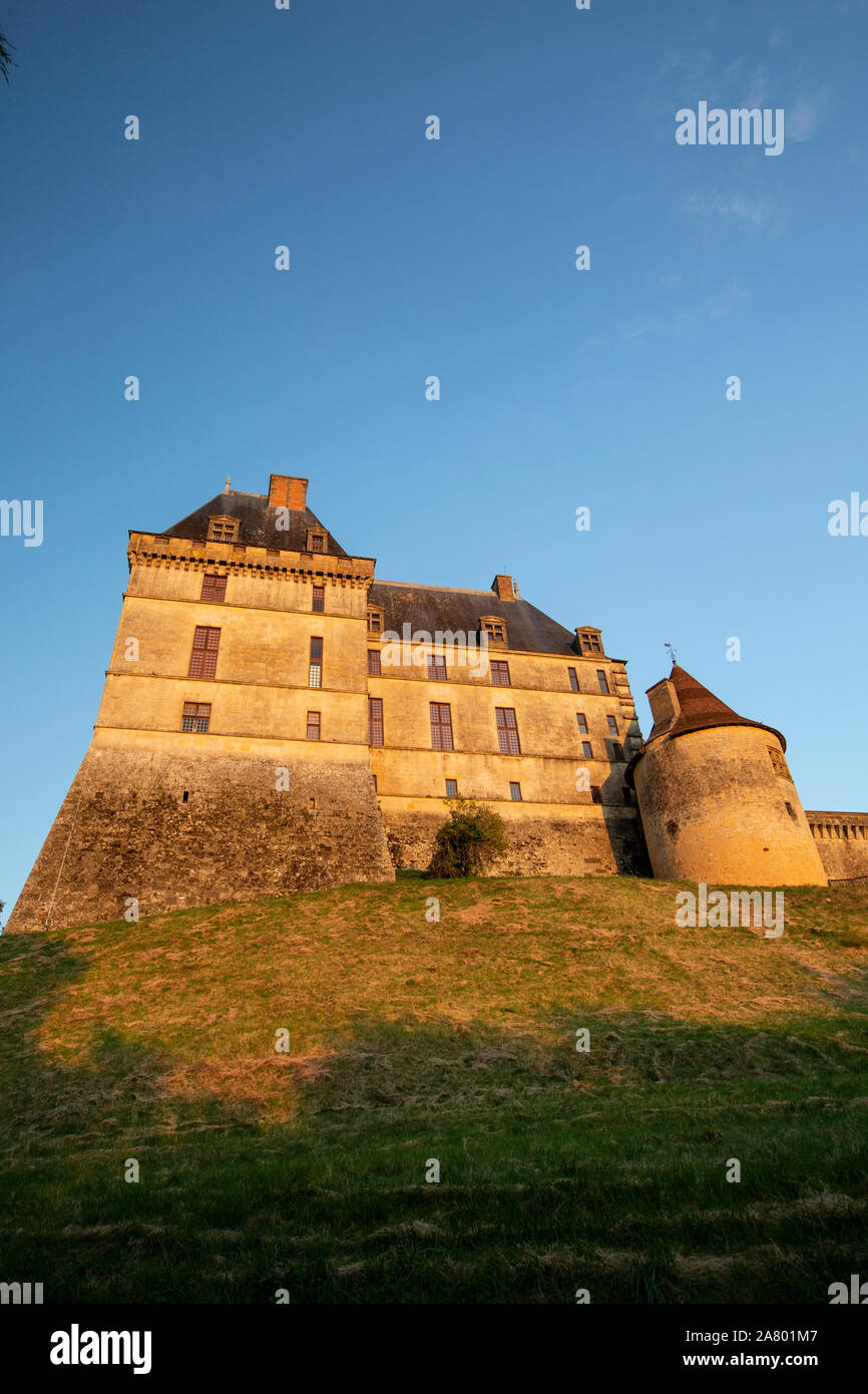 Château de Biron, medieval castle, towards the southern border of the ...