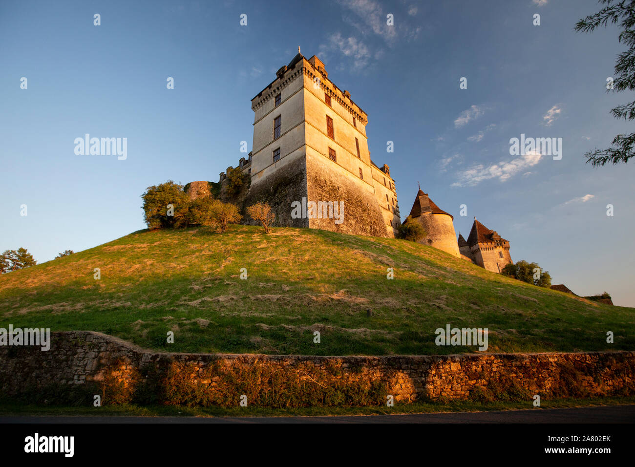 Château de Biron, medieval castle, towards the southern border of the ...