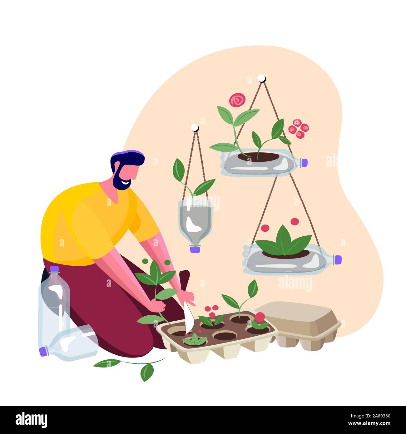 Upcycling Plastic Bottles High Resolution Stock Photography and Images ...