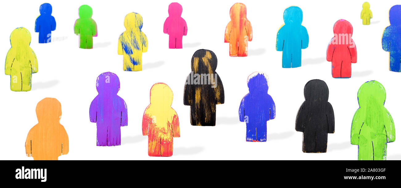 Group team community figures hi-res stock photography and images - Alamy