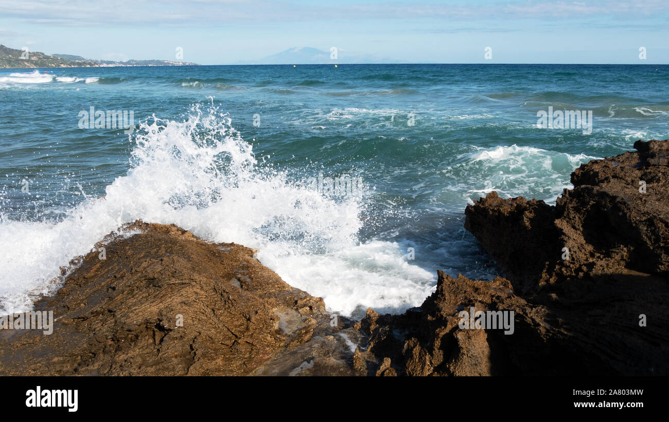 Splashing in the waves hi-res stock photography and images - Alamy