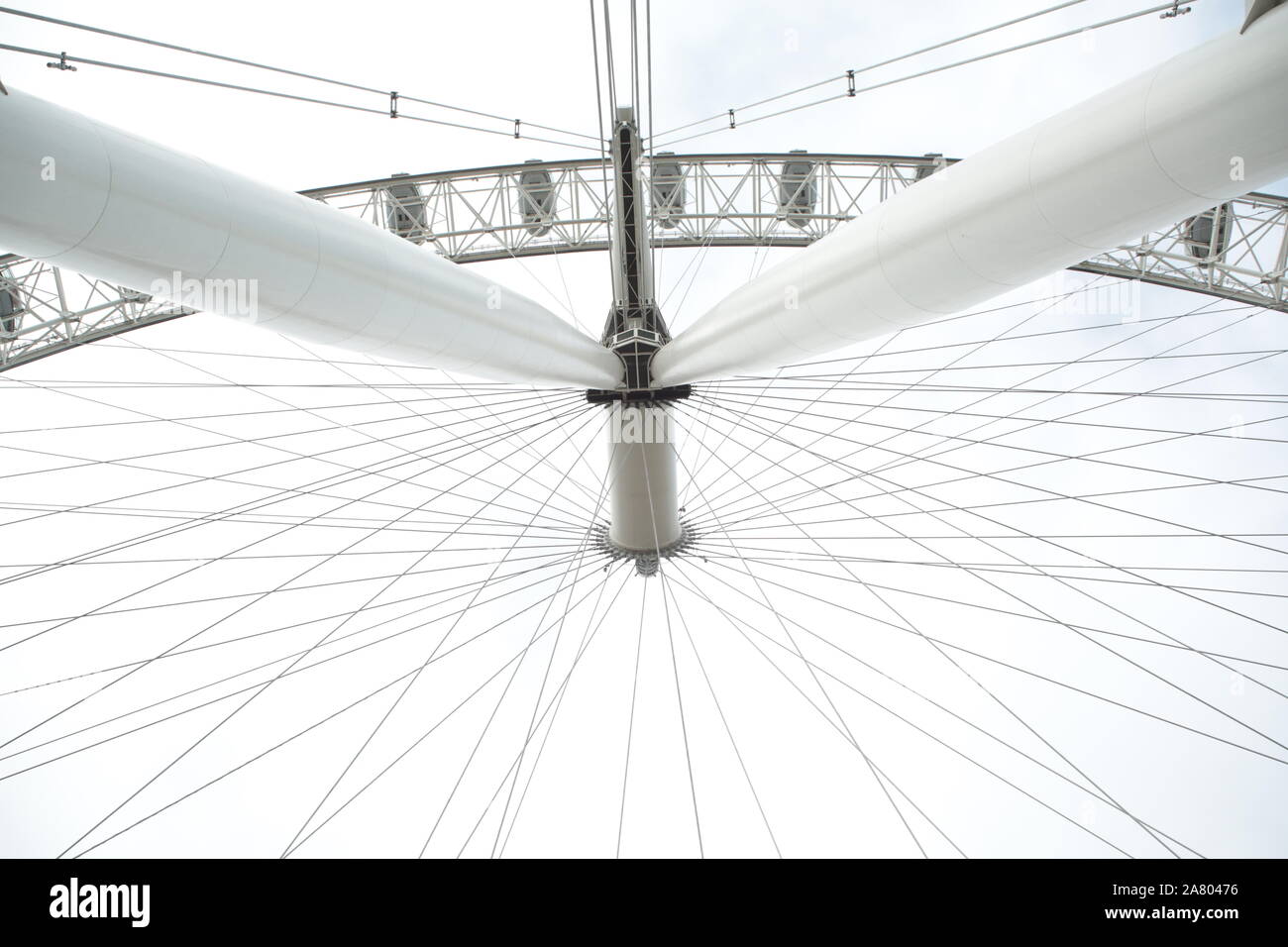 The hub and spokes of the coca cola london eye hi-res stock photography ...