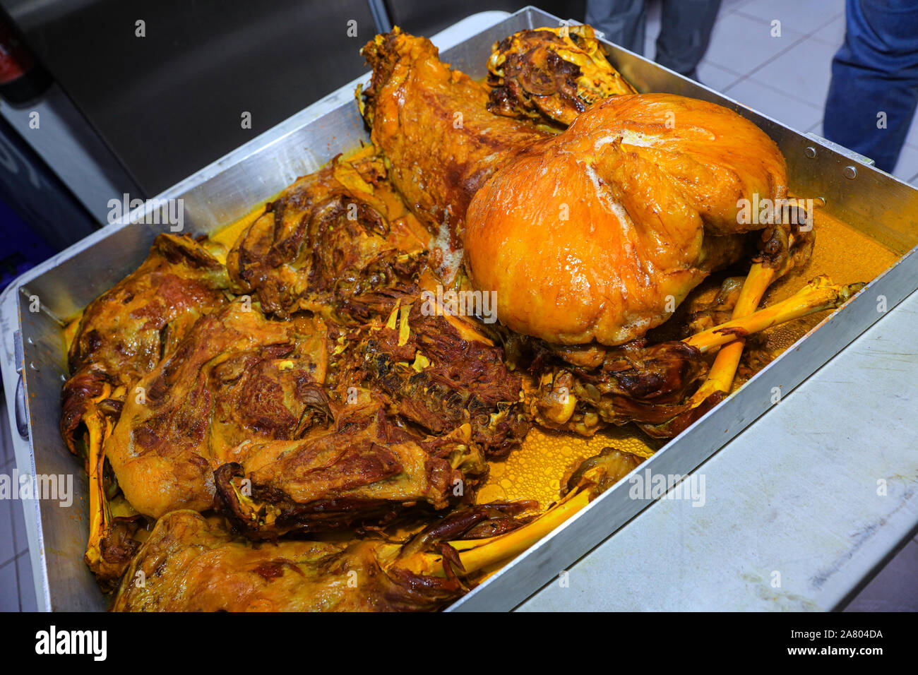 Rice Plate With Grilled Lamb, Rice with meat and pine nuts, Arabic food ...