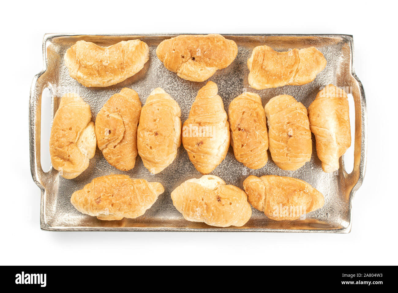 Tray and croissant Cut Out Stock Images & Pictures - Alamy