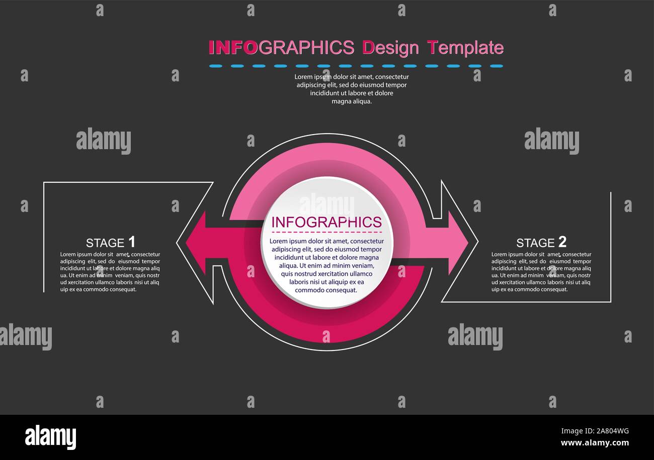 Infographics for visual design of business projects, business trainings ...