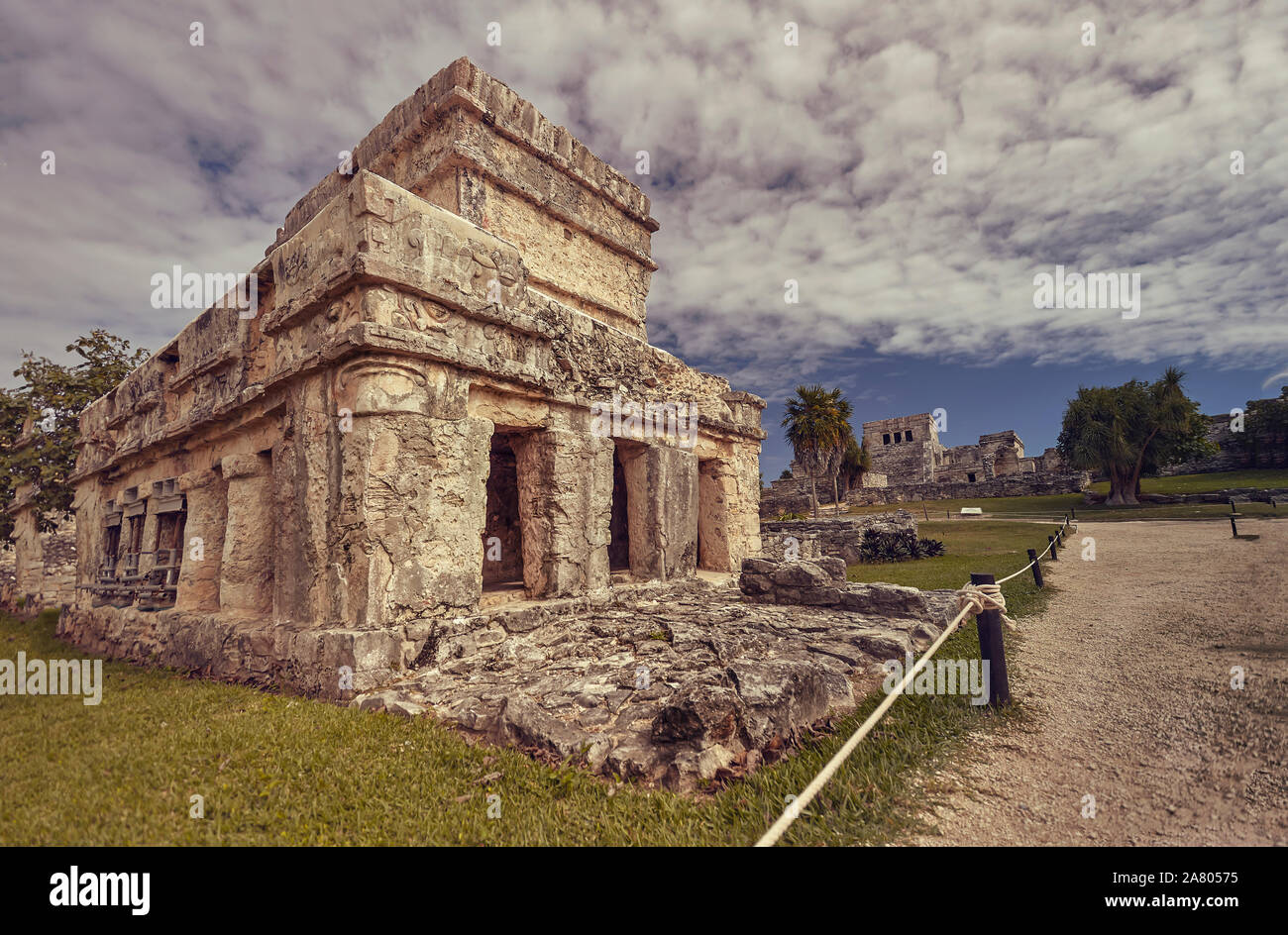 A small Mayan temple in Tulum, Mexico #2 Stock Photo - Alamy