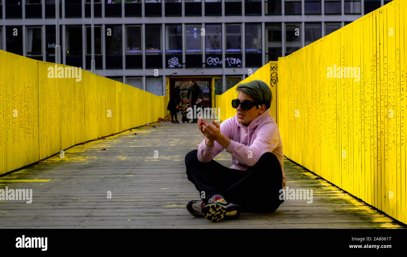 ROTTERDAM, NETHERLANDS, November 3 2019, The Belgian Influencer Jetter ...
