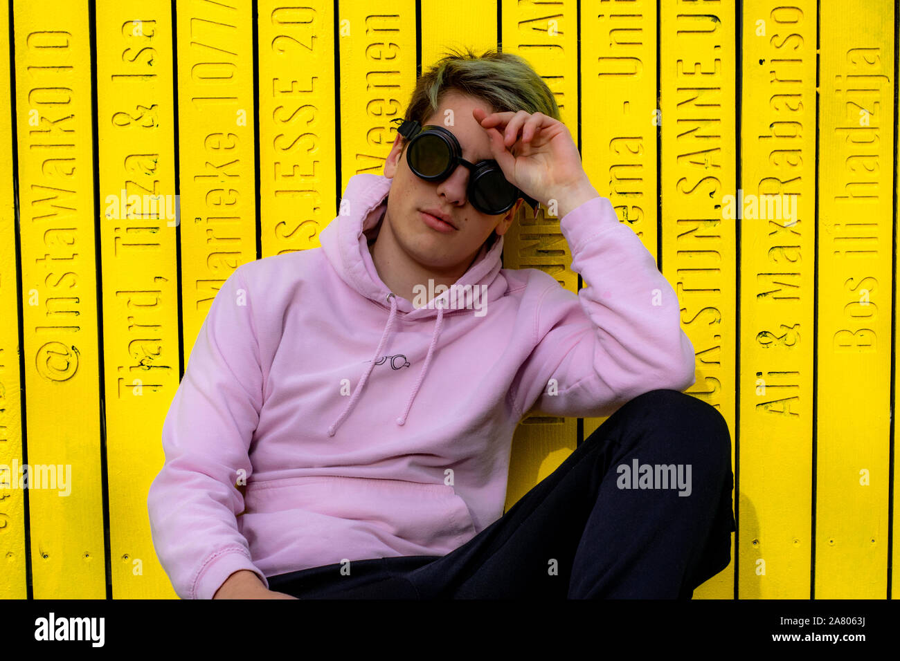 ROTTERDAM, NETHERLANDS, November 3 2019, The Belgian Influencer Jetter ...