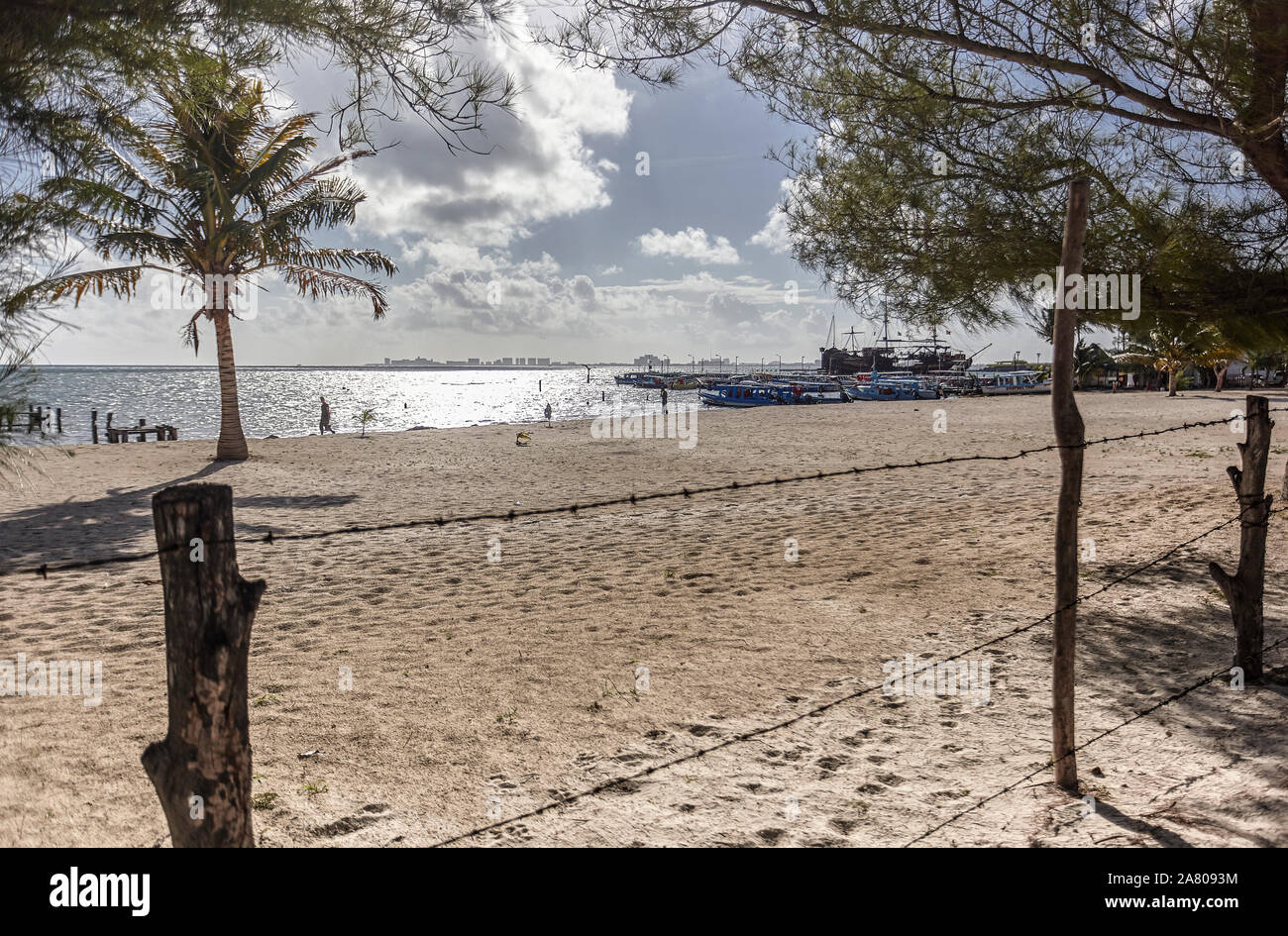 Cancun Military Beach Stock Photo - Alamy