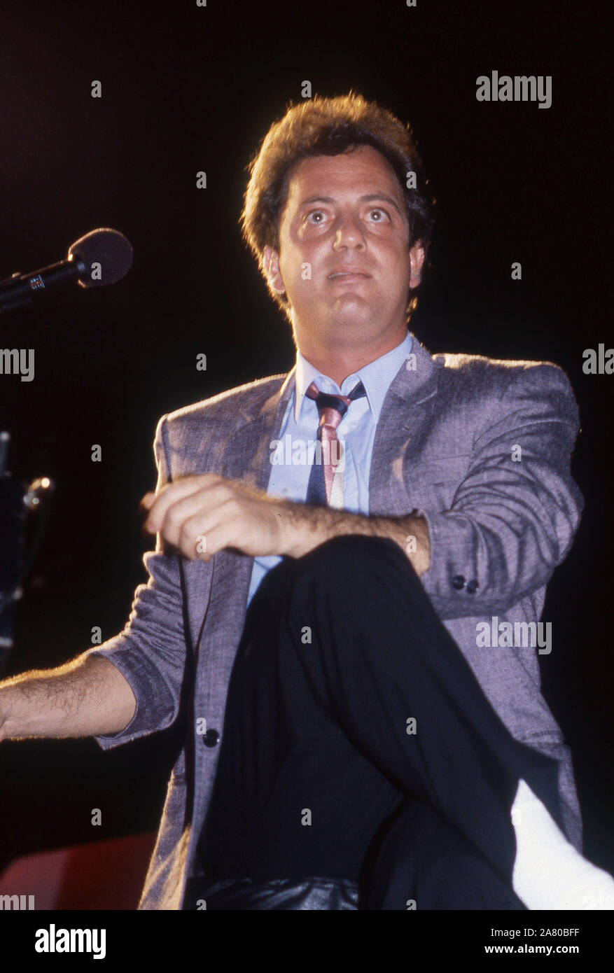 Billy Joel performing at Earl's Court,London 11th May 1994 Stock Photo ...